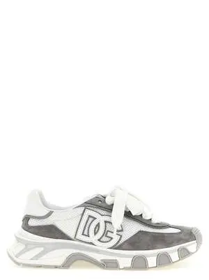 Dolce & Gabbana Dolce & Gabbana 'DG Country Road' Suede And Mesh Sneakers Gray