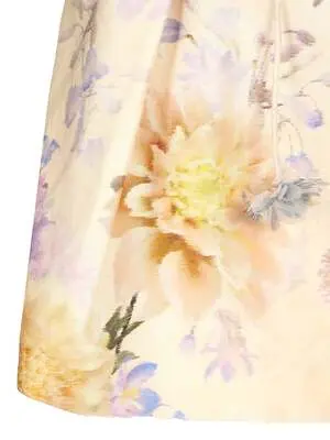 Zimmermann Luna Tuck Shorts - Multicolor