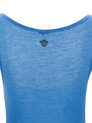 Versace Medusa' Tank Top - Blue