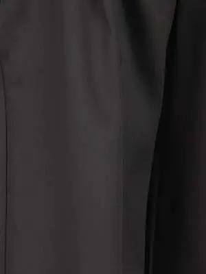 Saint Laurent Silk Satin Gathered Waist Trousers