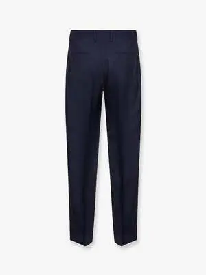 Fendi Virgin Wool Trousers - Multicolor