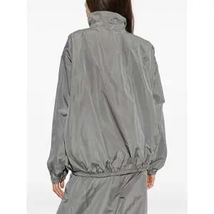 Alexander Wang Oversized Zip-up Jacket With High Neck