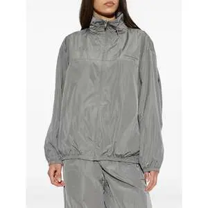 Alexander Wang Oversized Zip-up Jacket With High Neck