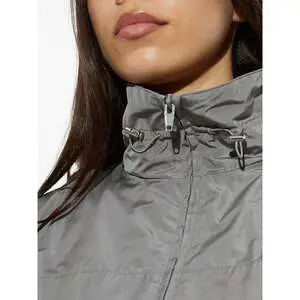 Alexander Wang Oversized Zip-up Jacket With High Neck