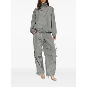 Alexander Wang Oversized Zip-up Jacket With High Neck