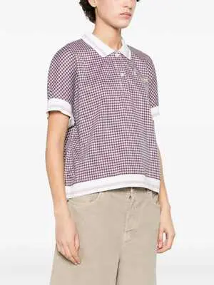 Marni Checked Knit Polo - Multicolor