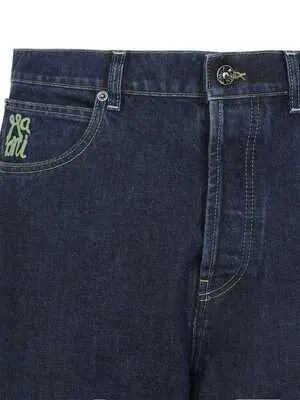 Marni Embroidered Cotton Jeans