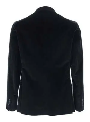 Tagliatore Single-breasted Wool Blend Jacket With Peak Lapels - Multicolor