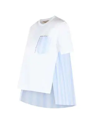 Marni Striped T-shirt With Pocket - Multicolor