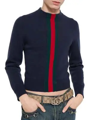 Gucci Marmont Flat Belt - Cream