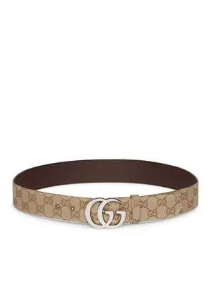 Gucci Gucci Marmont Flat Belt Cream