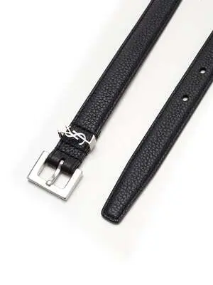 Saint Laurent Cassandre Belt - Black