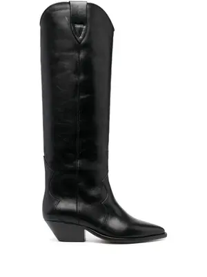 Isabel Marant Étoile Denvee Suede Boots - Black