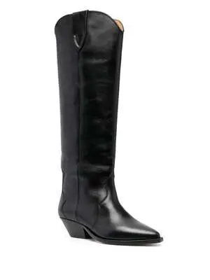 Isabel Marant Étoile Denvee Suede Boots - Black