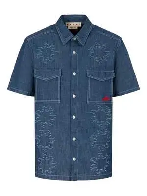 Marni Pocketed Shirt - Blue
