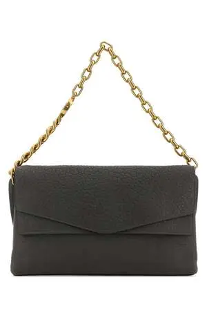 Gucci Dark Grey Leather Shoulder Bag
