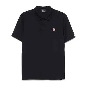 Men's Moncler Blue Polos