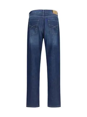 Brunello Cucinelli Lightweight Denim Pants - Blue