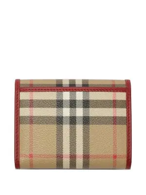 Burberry Small Check Folding Wallet