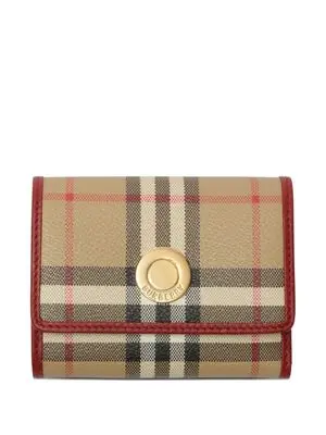 Burberry Small Check Folding Wallet - Multicolor