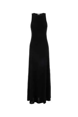 Saint Laurent Viscose Blend Dress - Black