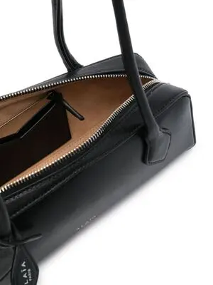 Alaïa Le Teckel Small Bag In Leather - Black