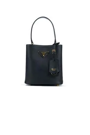 Prada PRADA Textured Leather Top Handle Bag Multicolor