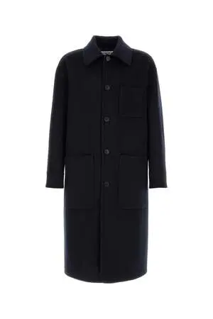 Loewe Wool Blend Coat - Blue