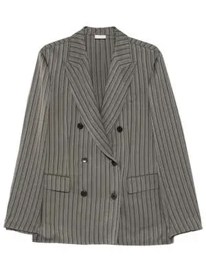 Dries Van Noten Balto Double-breasted Blazer - Gray