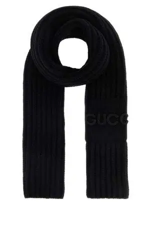 Gucci Wool Blend Scarf - Black