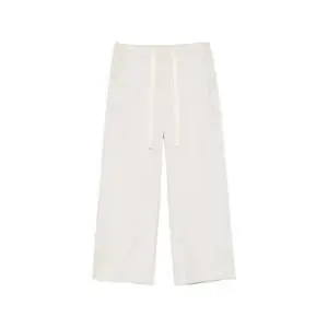Max Mara Palazzo Pants With Drawstring Waist - Gray