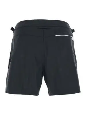 TOM FORD Black Tech Fabric Swim Shorts With Side Strap Detail