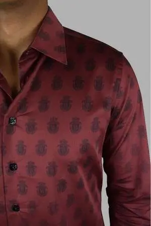 BILLIONAIRE Ls Milano All Over Shirt