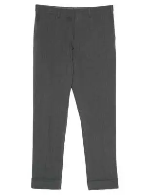 Dries Van Noten Philip Linen Trousers - Gray