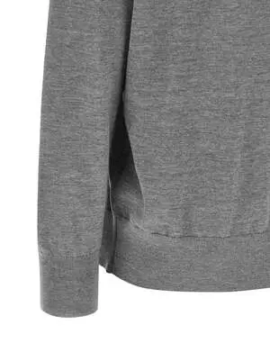 Dries Van Noten Tuomas Merino Wool Sweater With Crystal Embellishment - Gray