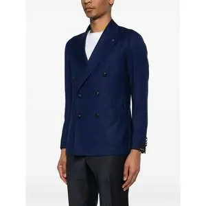 Tagliatore Double-breasted Peak Lapel Blazer