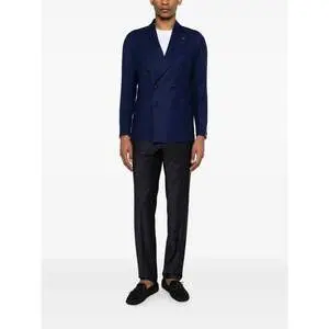 Tagliatore Double-breasted Peak Lapel Blazer