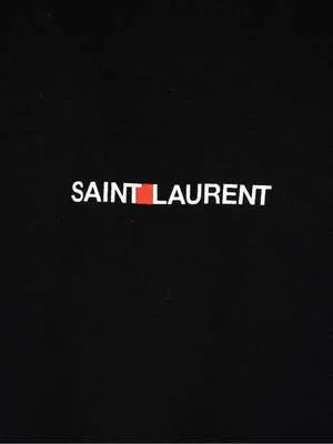 Saint Laurent Jersey T-shirt - Black