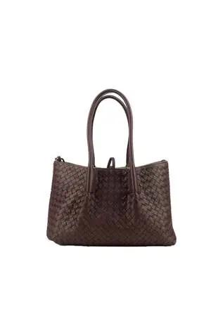 Bottega Veneta Woven Top Handle Shopper Bag - Multicolor