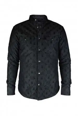 Philipp Plein Ls Monogram Shirt - Black