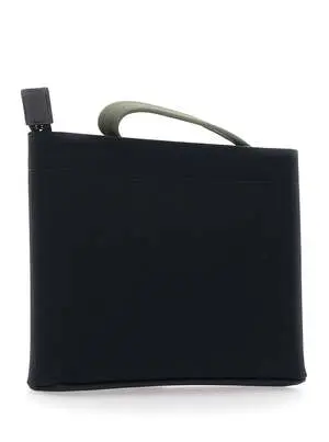 Givenchy Cotton Pouch With Top Handle And Logo Print