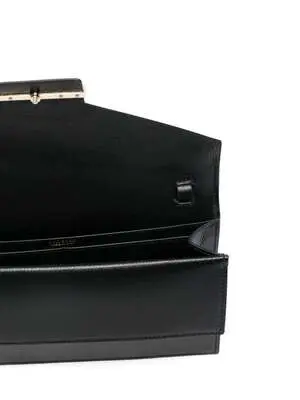 TOM FORD Mini Clutch With Logo Detail - Black