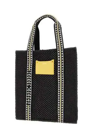 Isabel Marant Étoile Woven Tote Bag With Logo Detail
