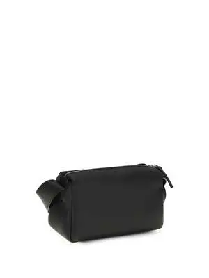 Max Mara Skipper Leather Shoulder Bag - Black
