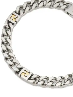 Fendi Ff Cube Chain Bracelet