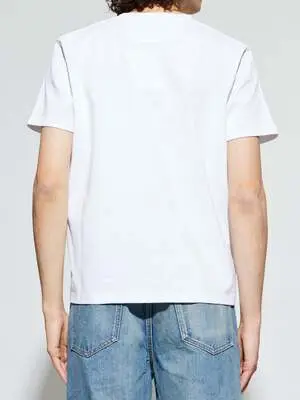Saint Laurent Crewneck Cotton T-shirt