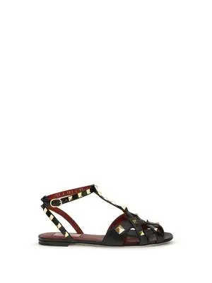 Women's Studded Leather Sandals