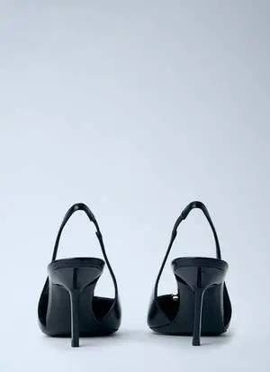 Saint Laurent Babylone Bretueil Slingback Pumps - Black