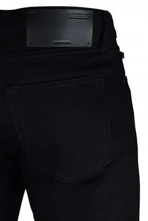 Off-White Five Pocket Jeans With Diagonal Stripes