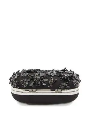 SELF-PORTRAIT Embellished Floral Clutch